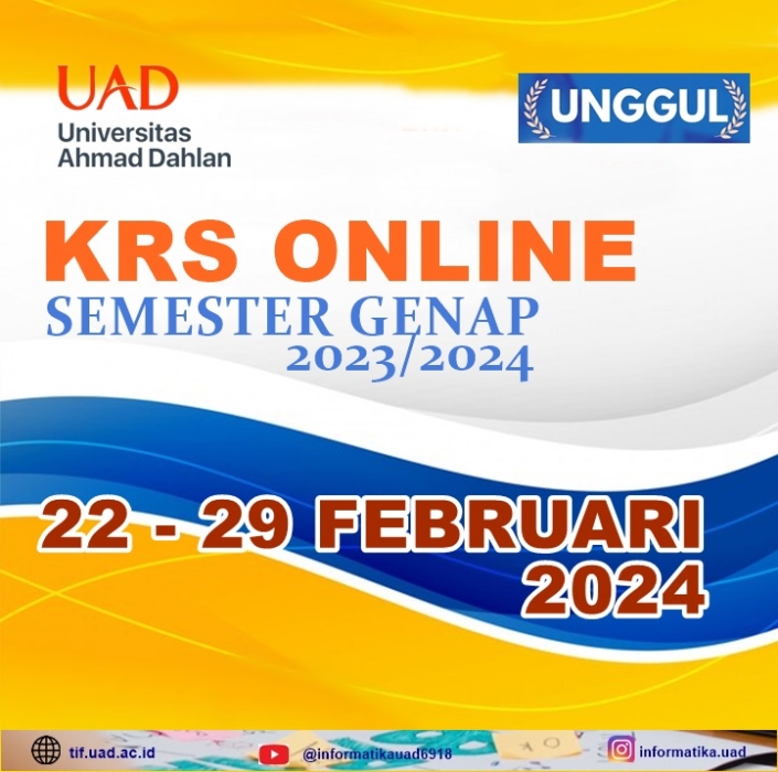 Kalender Akademik Semester Ganjil-Genap 2023/2024 - Program Studi S1 Informatika