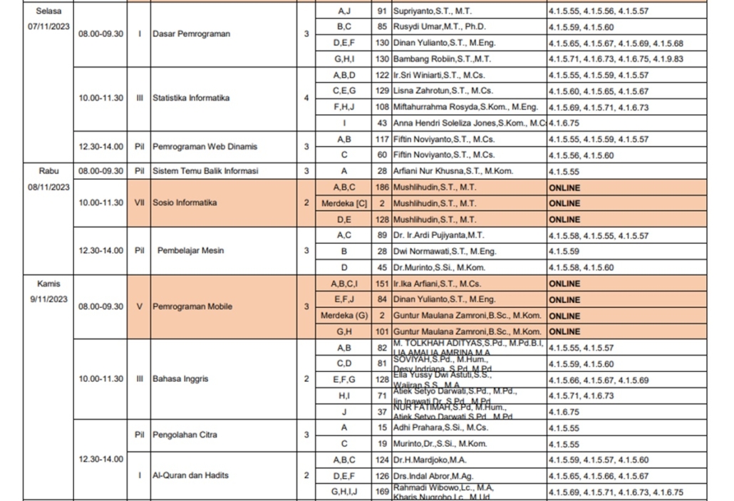 Selamat Menjalani UTS Semester Ganjil 2023/2024 - Program Studi S1 Informatika