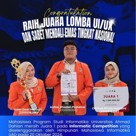 Hamizan Hisbatullah, Mahasiswa Informatika Juara Favorit Lomba ...